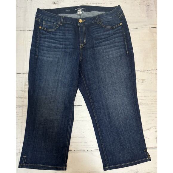 Lane Bryant | Jeans | Lane Bryant Jean Denim Sz 6 Dark Wash Blue Jean ...